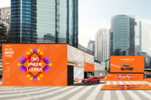 [르노삼성] 강남역에 LED로 구성된 7M 높이의 ‘QM3 타워’ 설치